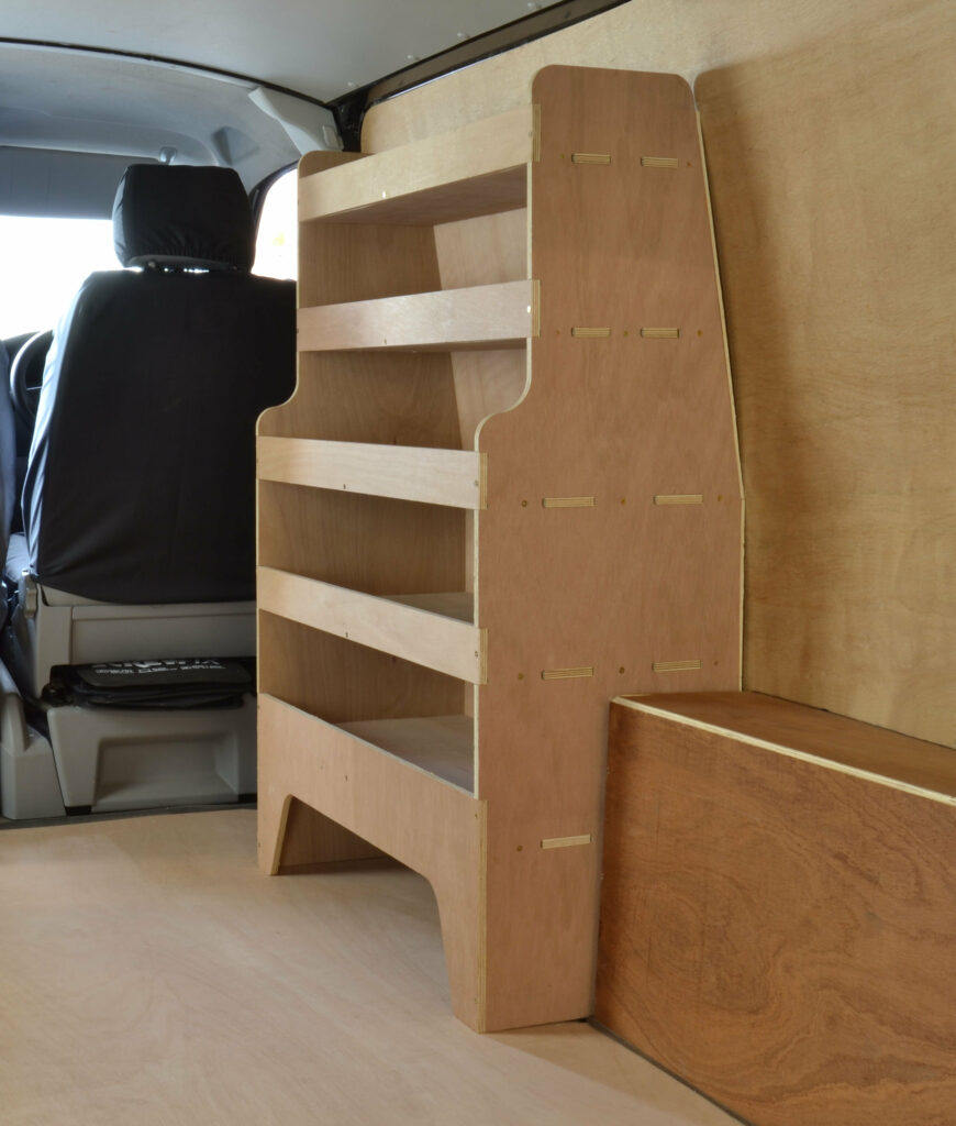 Volkswagen VW Transporter T5 T6 Plywood Van Racking - Shelving Package ...
