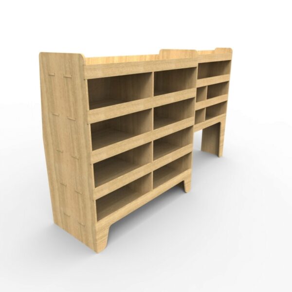 Ford Transit Custom 2013 to 2023 Plywood Offside van racking / Shelving ...