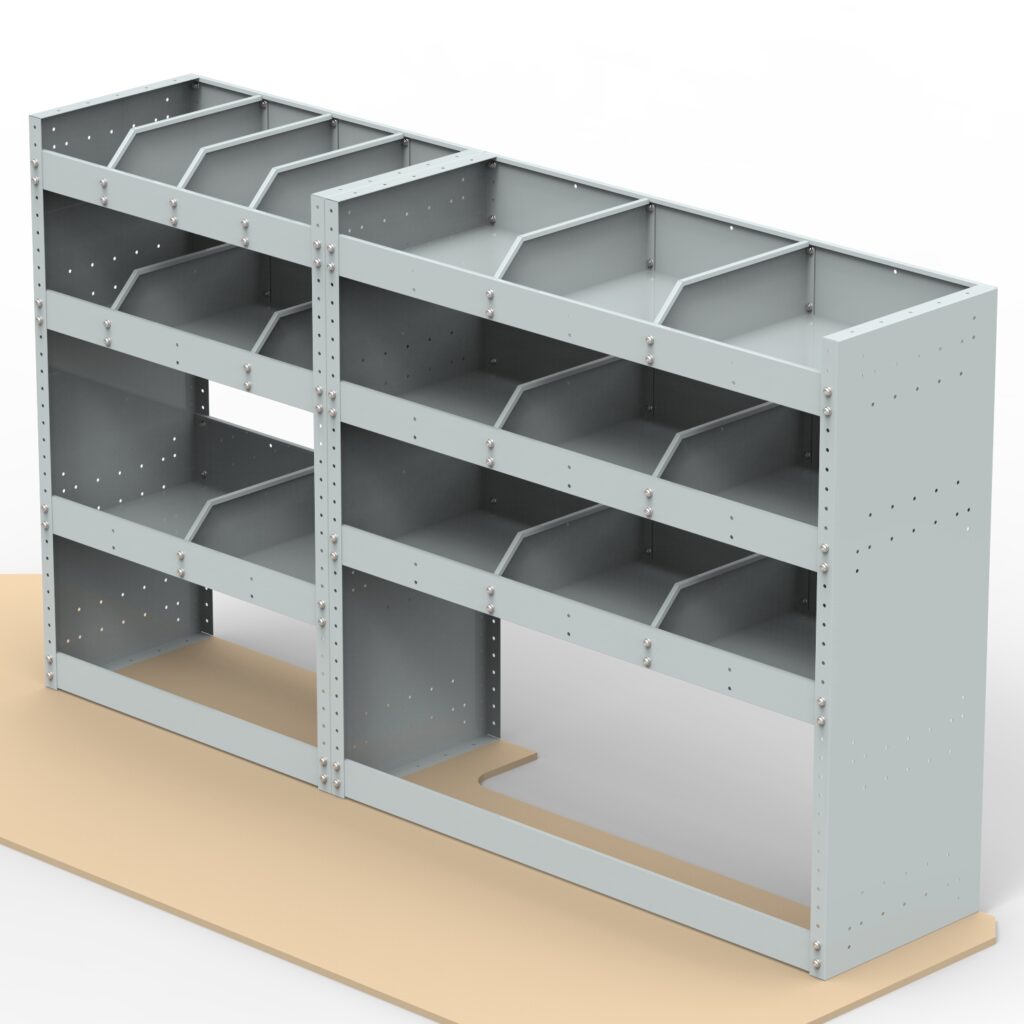 Ford Transit Custom Steel Van Racking - Shelving Package - SBK1.2 ...
