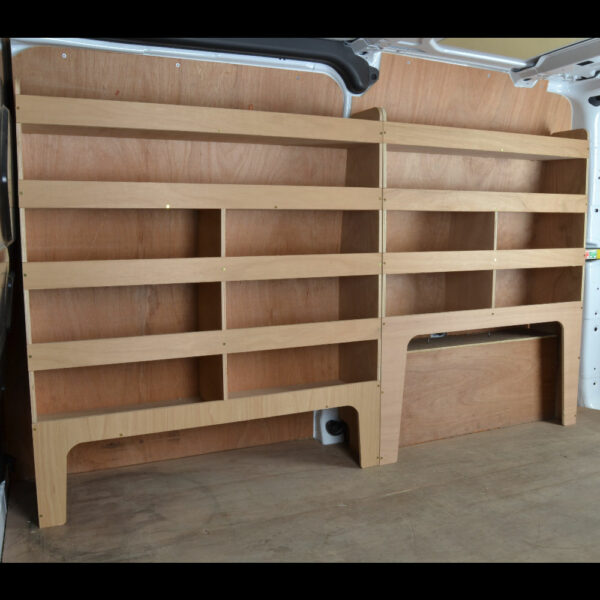 Ford Transit Custom 2013 to 2023 Plywood Offside van racking / Shelving ...