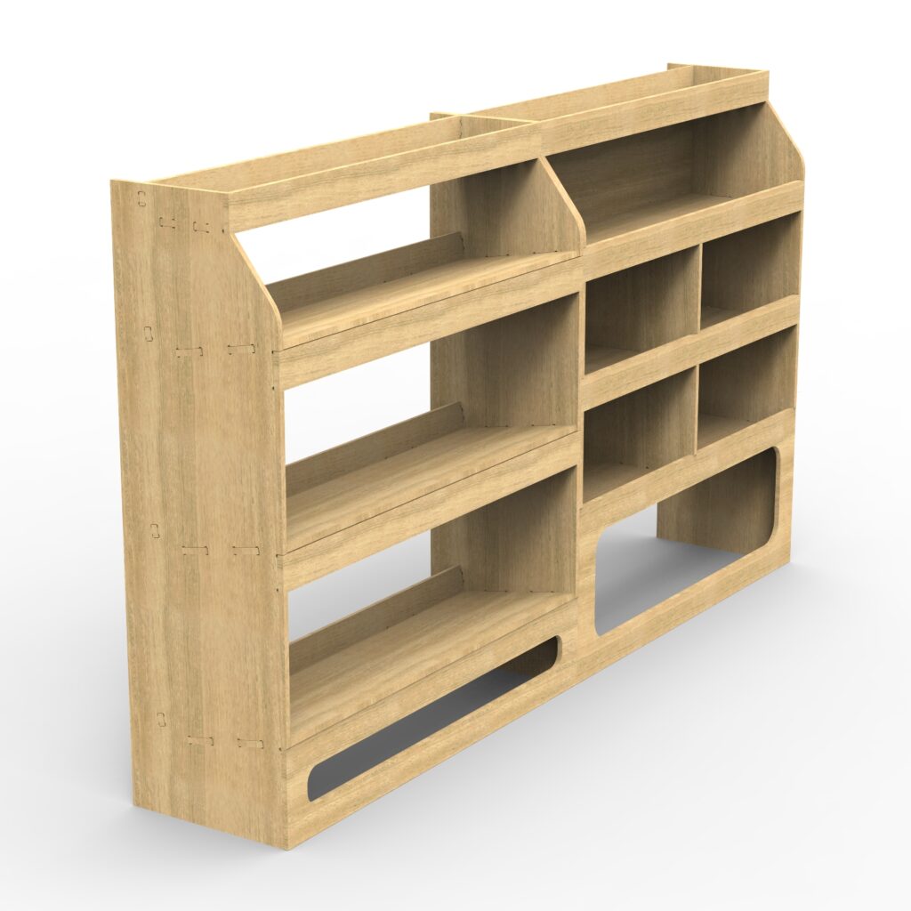 Nissan Primastar Van Racking Shelving Plywood Unit Fits Offside - WRK25 ...