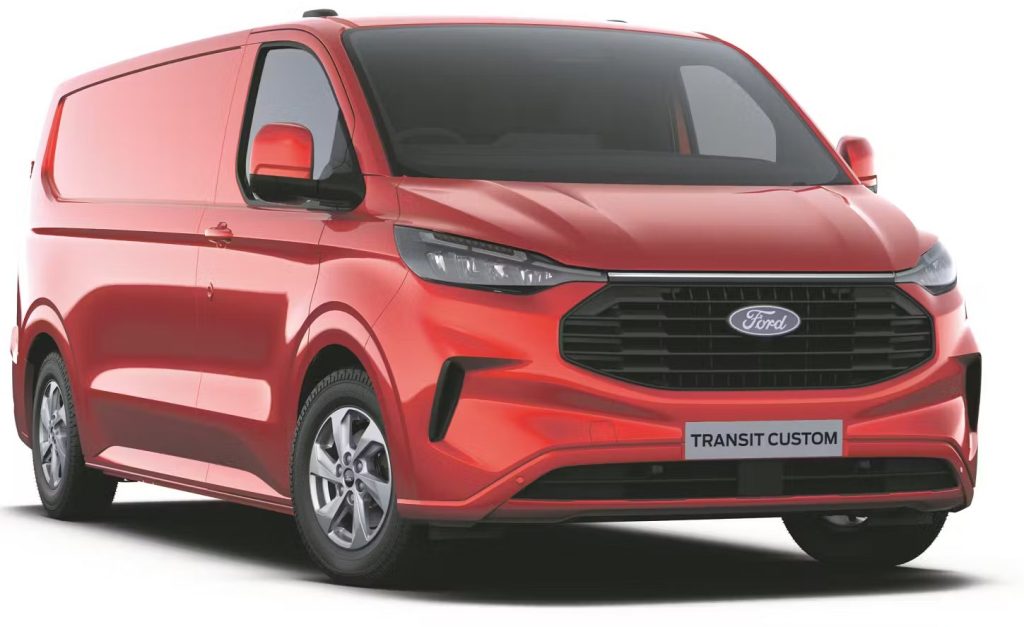 Ford Transit Custom 2024 On SWB L1 van racking shelving plywood unit ...