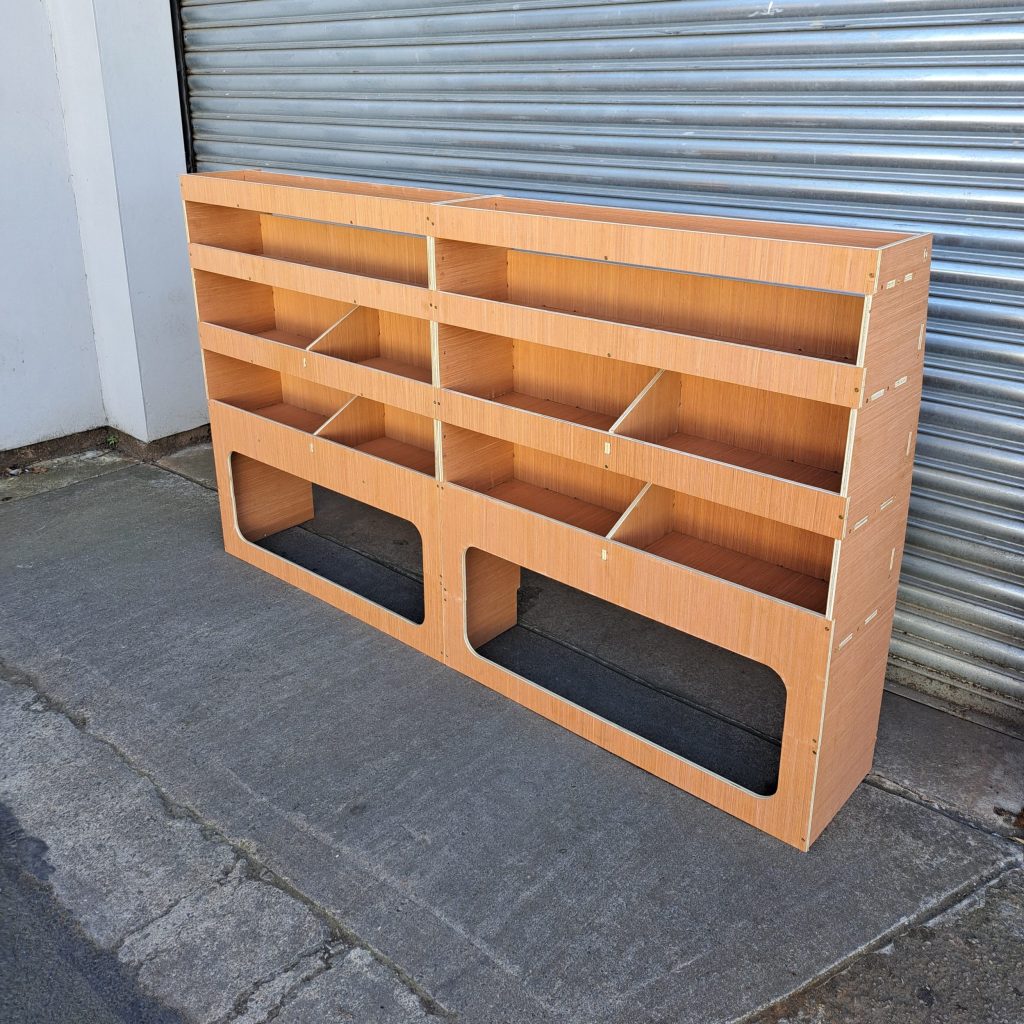 VW Transporter T7 2025 onwards Plywood Offside van racking / Shelving ...
